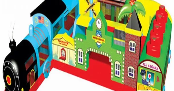 Fun Express Train Station Inflatable, Buy Fun Express Train Station ...