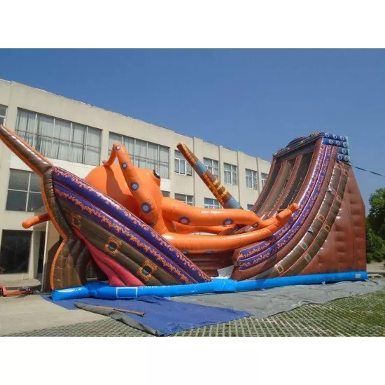 Kraken Inflatable Pirate Ship Slide, Buy Kraken Inflatable Pirate Ship ...