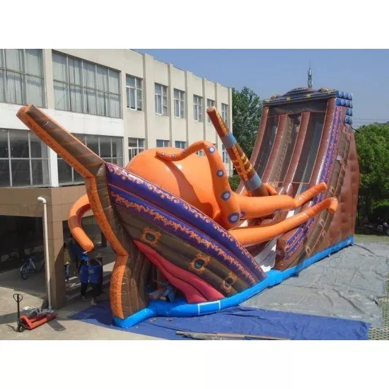Kraken Inflatable Pirate Ship Slide, Buy Kraken Inflatable Pirate Ship ...