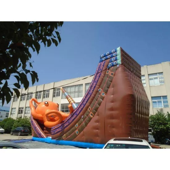 Kraken Inflatable Pirate Ship Slide, Buy Kraken Inflatable Pirate Ship ...
