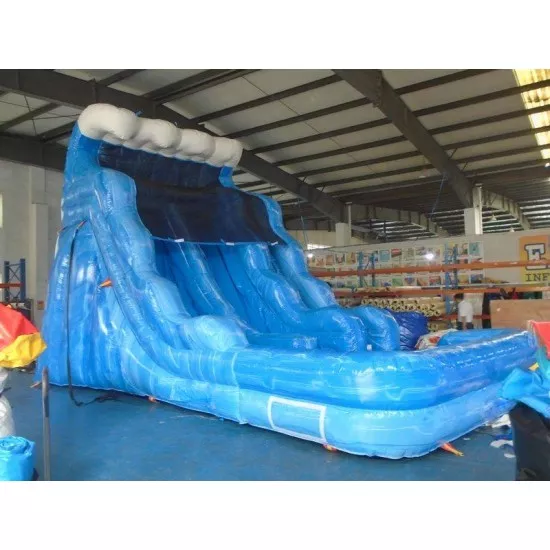 Blue Wave Dual Water Slide, Buy Blue Wave Dual Water Slide - Inflatable ...