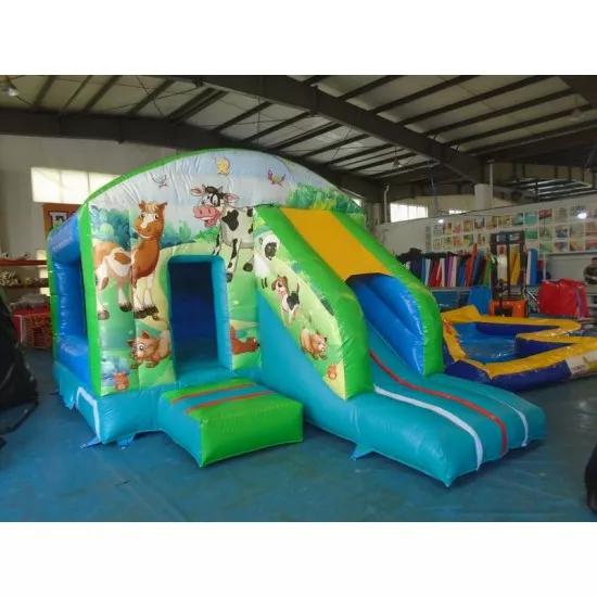 Farm Bouncy Castle Slide, Buy Farm Bouncy Castle Slide - Bouncy Castle ...